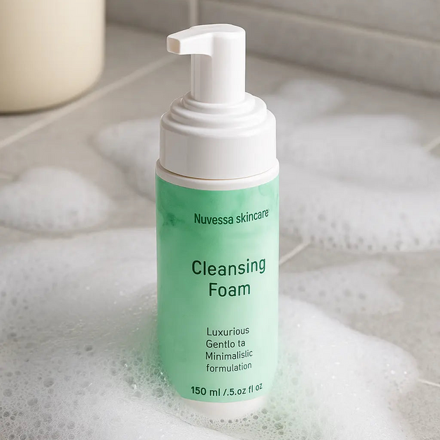 Gentle Cleansing Foam – Nuvessa Face Wash – Nuvessa Skincare